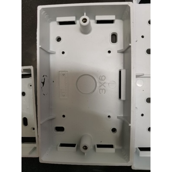 PVC Nut Box Surface Type/ Electrical Box/ Box Socket Switch Base/ Rumah ...