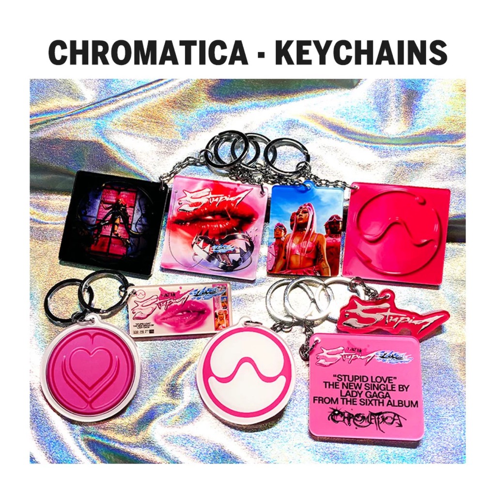 (READY STOCK) Lady Gaga Chromatica Keychains (GAGA01) | Shopee Malaysia