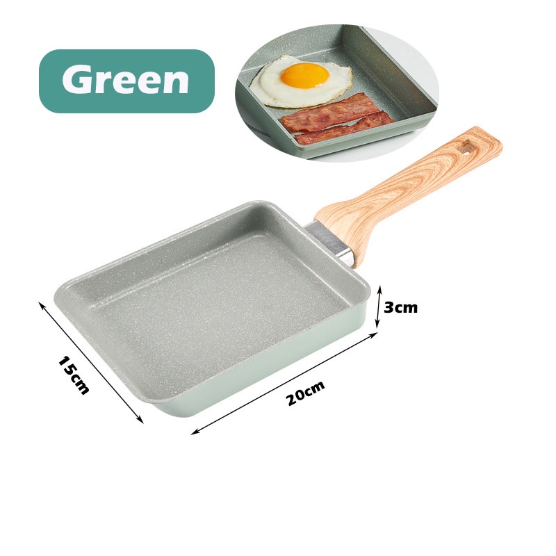 Japanese Square Omelette Pan Non-Stick Frying Pan Induction Tamago ...