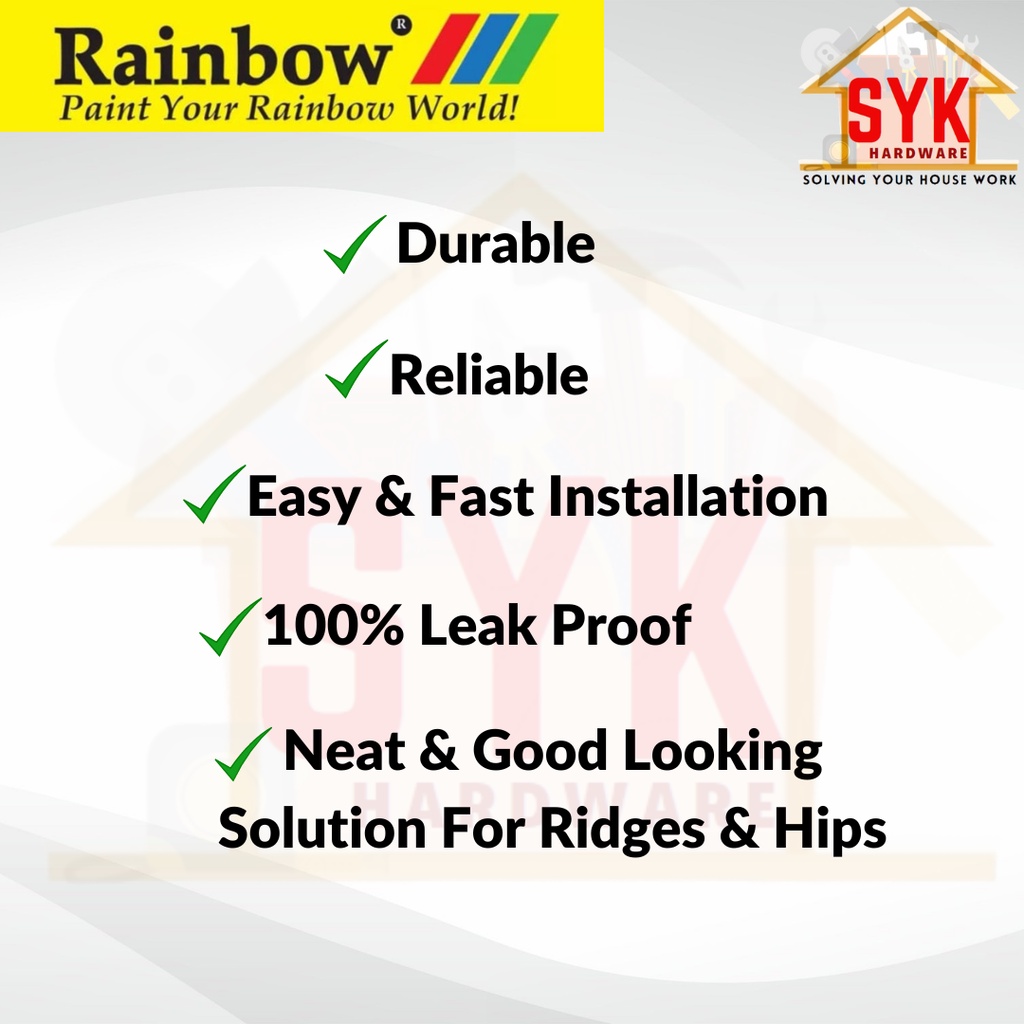 SYK Rainbow Flashing Roofing Sealing Tape Dry Fix Bitumen Poly Tape ...