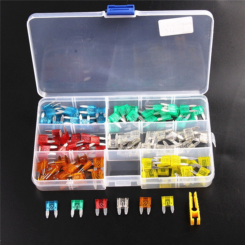 120Pcs Profile Mini Small Size Blade Car Fuse Assortment Set for Auto ...