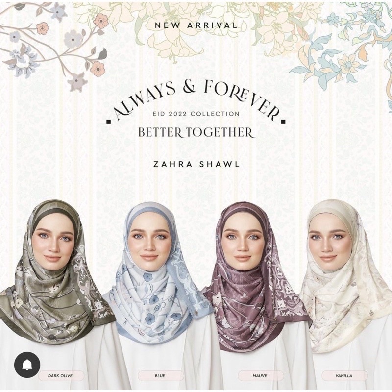 NAELOFAR - RAYA PRINTED 2022 [Comes in a Naelofar Box] | Shopee Malaysia