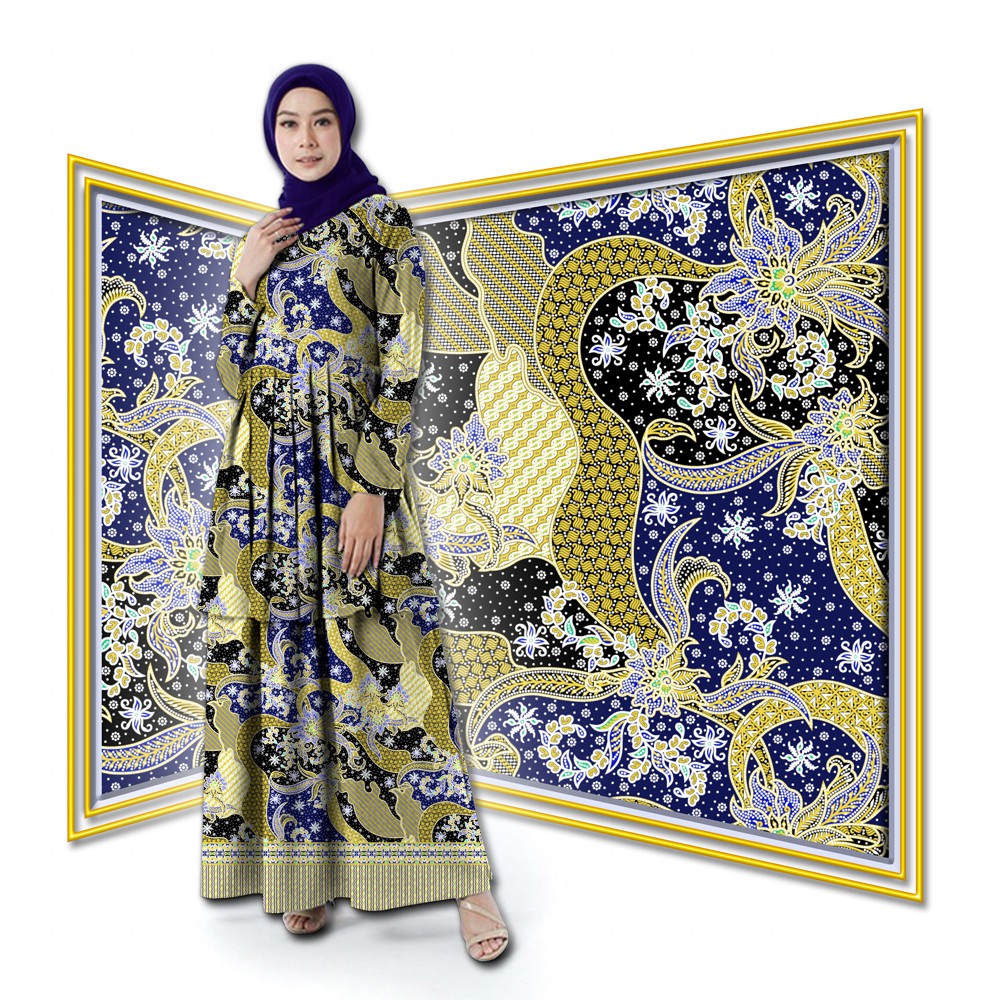 Kain Batik Corak & Motif Cotton Fabric - Bidang 45" High Quality Craft ...