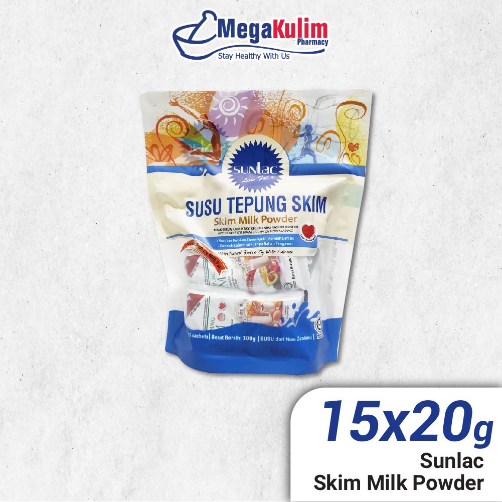 Sunlac Instant Skim Milk Powder 300g / 700g / 15's x 20g | Shopee Malaysia