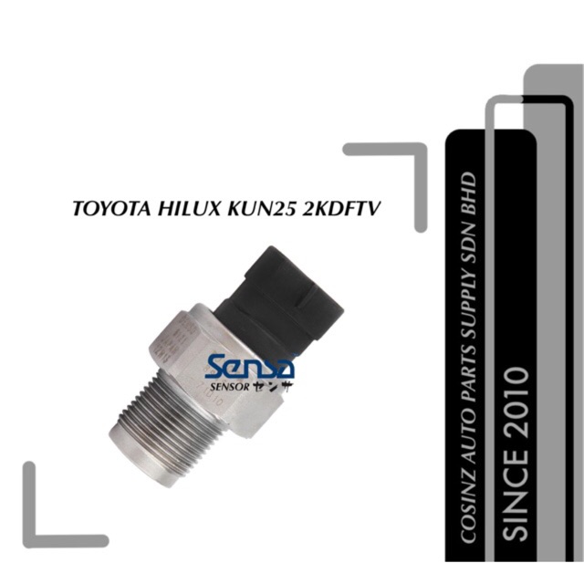 TOYOTA HILUX KUN25 FUEL RAIL SENSOR 3 PIN | Shopee Malaysia