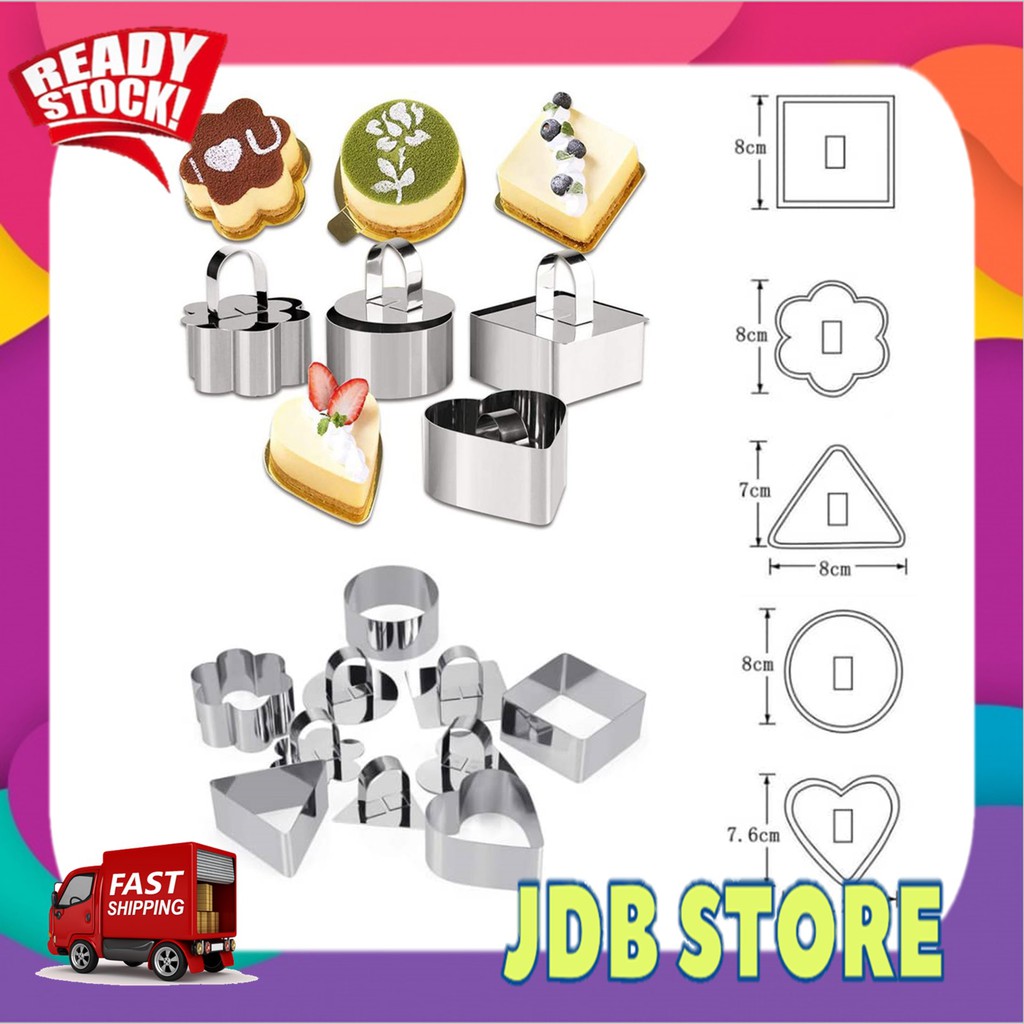 (READY STOCK)ACUAN CAKE STAINLESS STEEL BAKING TOOL BERCORAK COOKIES ...