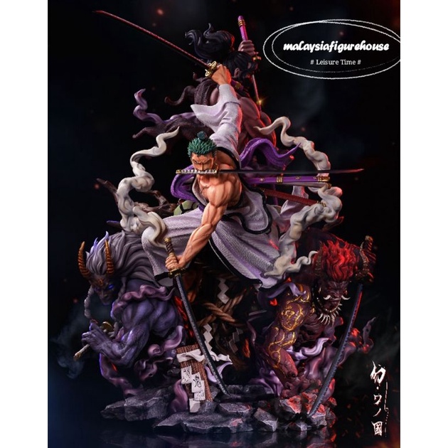 🔥CLEAR STOCK🔥53CM ONE PIECE BW RORONOA ZORO GHOST ISLAND CUSTOM MADE ...