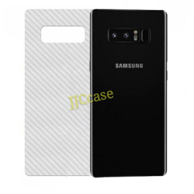 Samsung Note 9 5 S9 Plus Carbon Fiber Back Film Sticker Screen ...