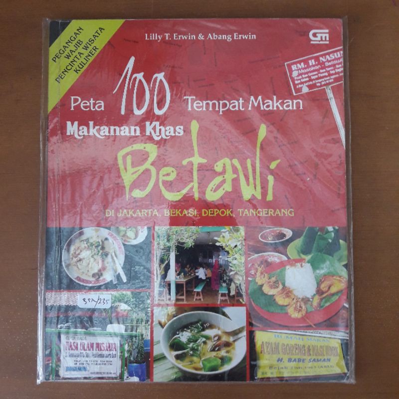 Map of 100 Typical Betawi Food Places in Bekasi Depok Tangerang ...