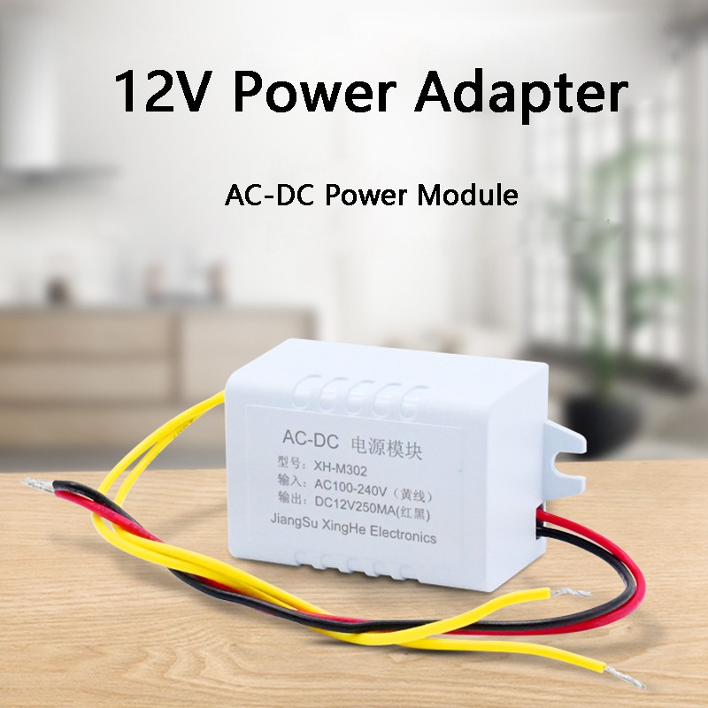 XH-M302 AC-DC Power Supply Adapter Module 12V 250MA Switch Switching Power Supply 110-220V ...