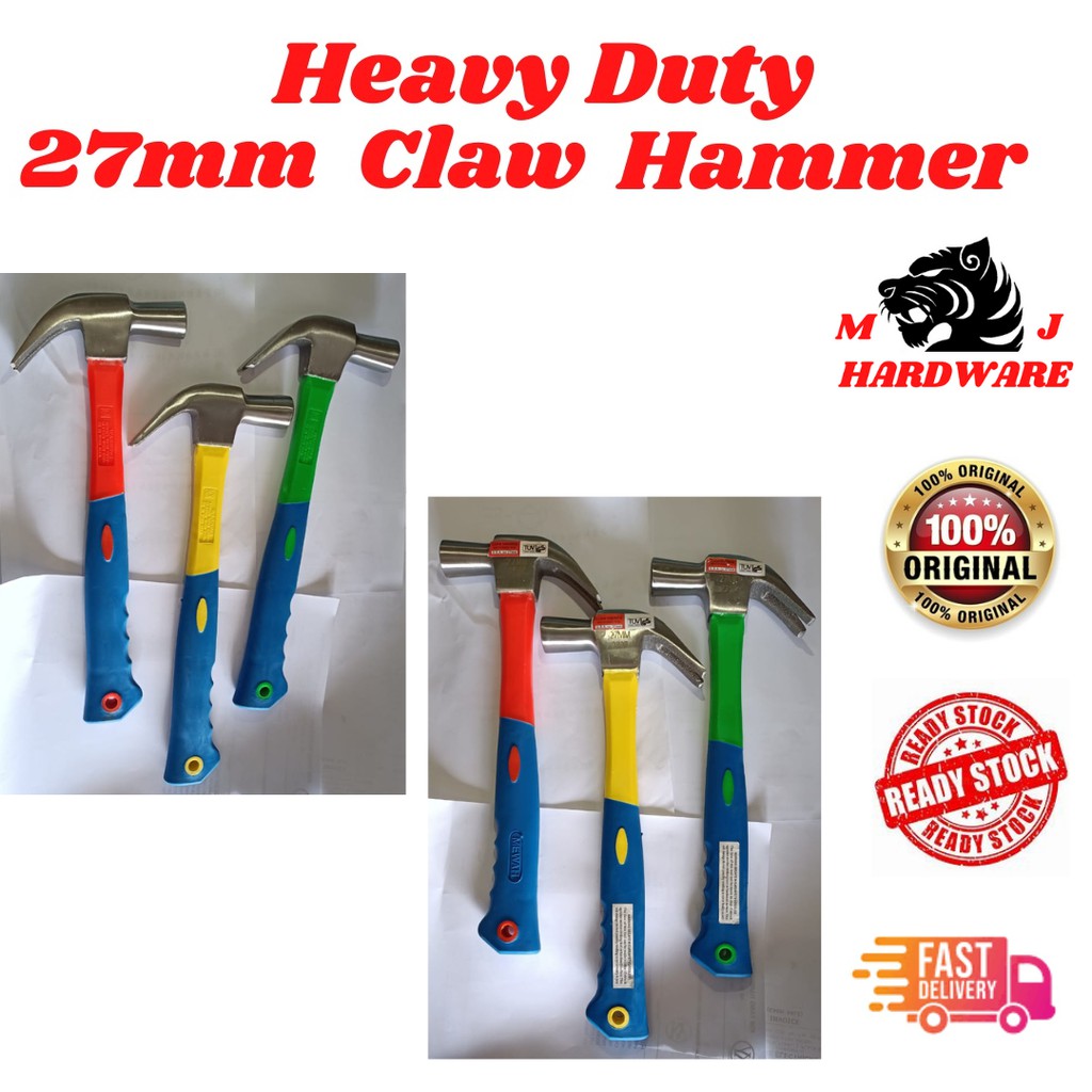 High Quality 27mm Claw Hammer with Forged Steel / Tukul Besi Penukul ...