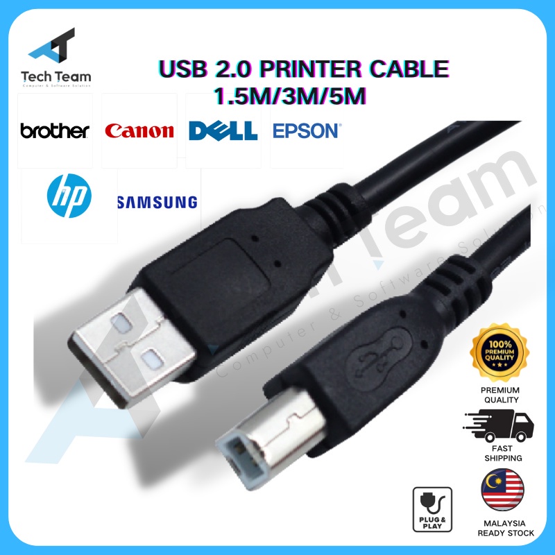 [1.5M 3M 5M 10M] PRINTER/SCANNER High Quality USB 2.0 Printer/Scanner ...