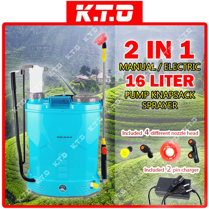 2 In 1 Electric And Manual Knapsack Agricultural Chemical Sprayer 16 ...