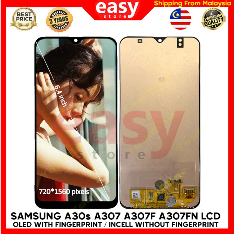 SAMSUNG A30 A30s A31 A305 A307 A315 A307F A307FN INCELL OLED LCD ...