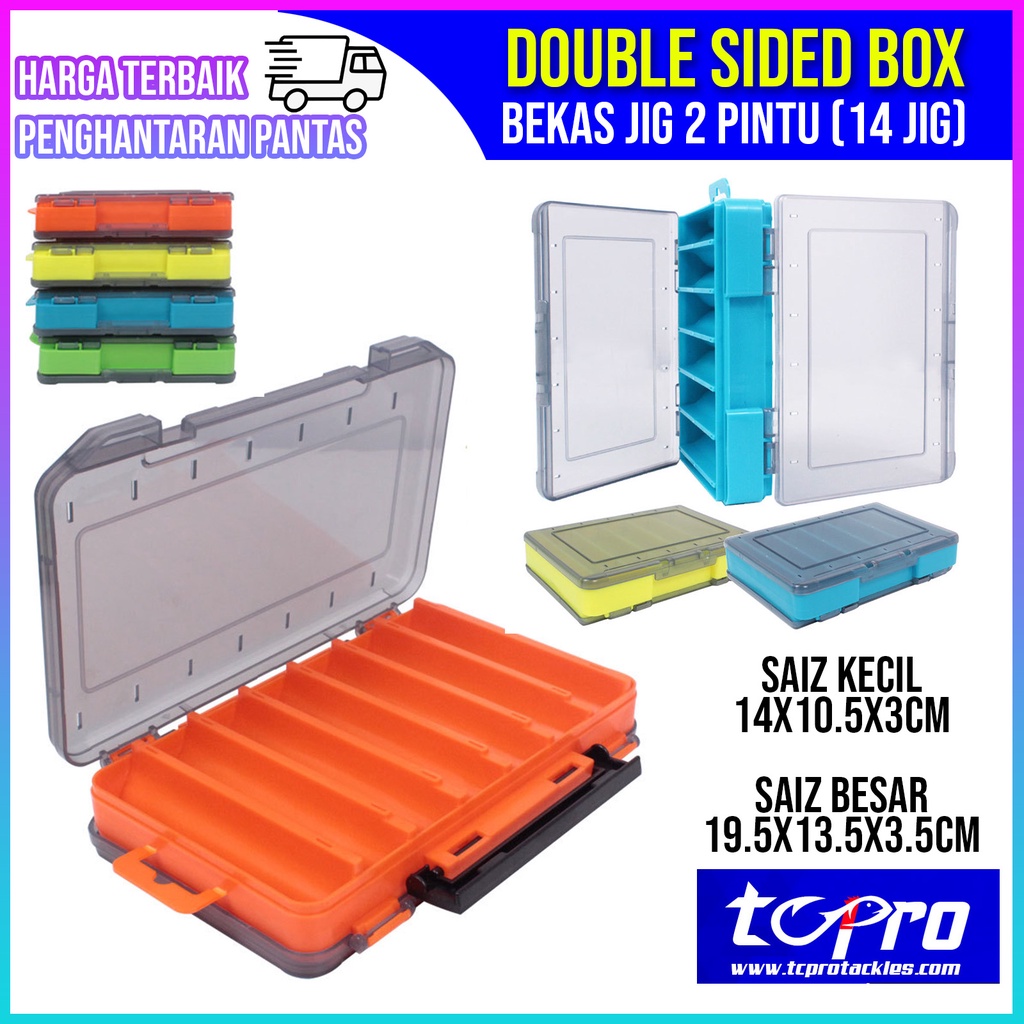 Bekas Case Double Sided Jig Dua Pintu sequins wooden shrimp storage ...