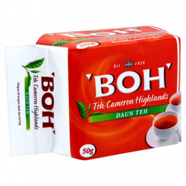 BOH CAMERON HIGHLANDS TEA LEAVES 50G (Teh Boh) | Shopee Malaysia