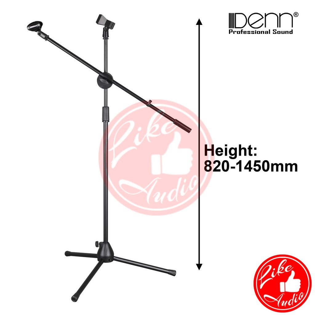 Two Clips Microphone Stage Stand Denn DMS-100S thepurplesouq | Shopee ...