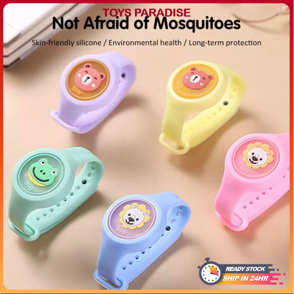 [Malaysia Stock]Kid's Mosquito Repellent Watch Cartoon Baby Light ...