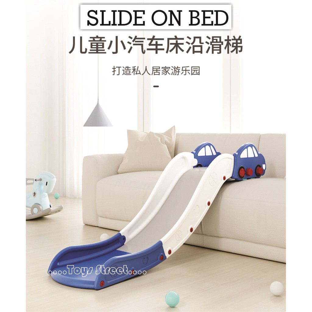 TOYS STREET SAFETY CAR SLIDE ON BED SLIDE ON SOFA / GELONGSOR | Shopee ...
