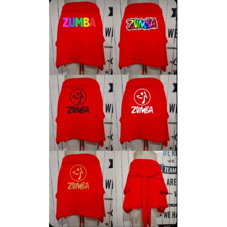 MERAH N2-red ZUMBA AND AEROBIC SKIRT/SCREEN PRINTING REQUES | Shopee ...