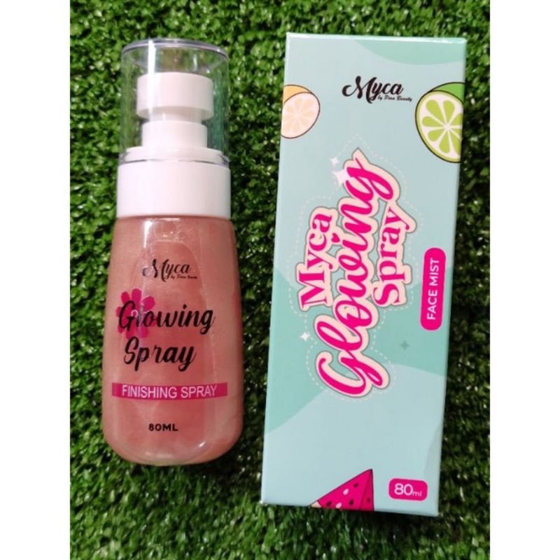 MYCA GLOWING SPRAY | FACE MIST | SPRAY MAKEUP | SETTING SPRAY ORIGINAL HQ | Shopee Malaysia
