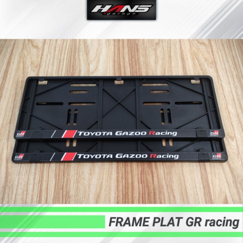Gr racing plate frame frame frameless plate wrap car plate | Shopee ...