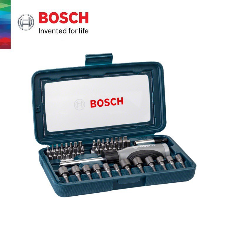 BOSCH Screwdriver Set Hand Tool Kit & Nutsetter Set Pemutar Skru Tangan ...