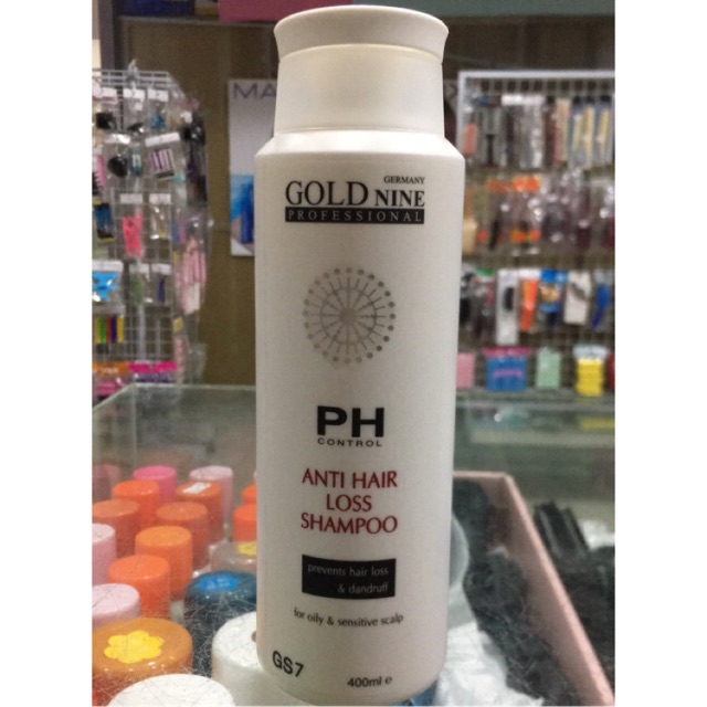 Gold Nine Professional Anti-Hair Loss Shampoo 400ml 防脱发洗发水 | Shopee ...