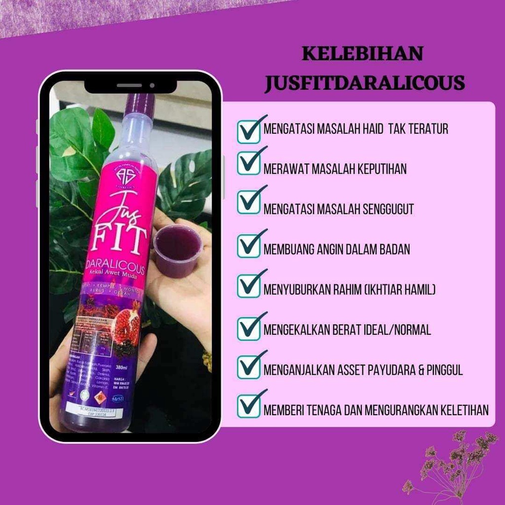 JUS FIT DARALICIOUS 300ml (OFFER ) | Shopee Malaysia