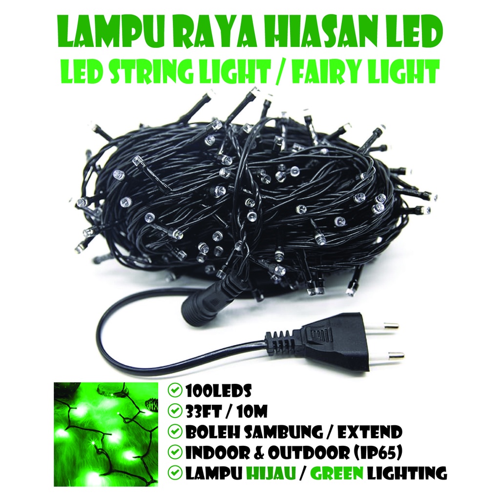 Lampu Hiasan Raya / LED Decorative Light String Light Fairy Light ...