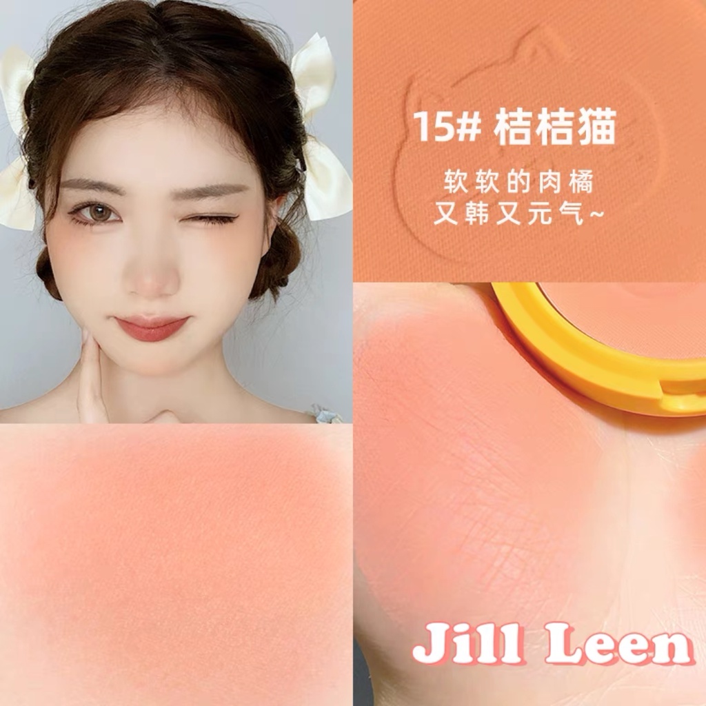 【Readystock JILL LEEN Soft Matte Cheek Blush Natural Blusher 柔雾腮红哑光自然裸妆 Base 01 Petal | PGMall