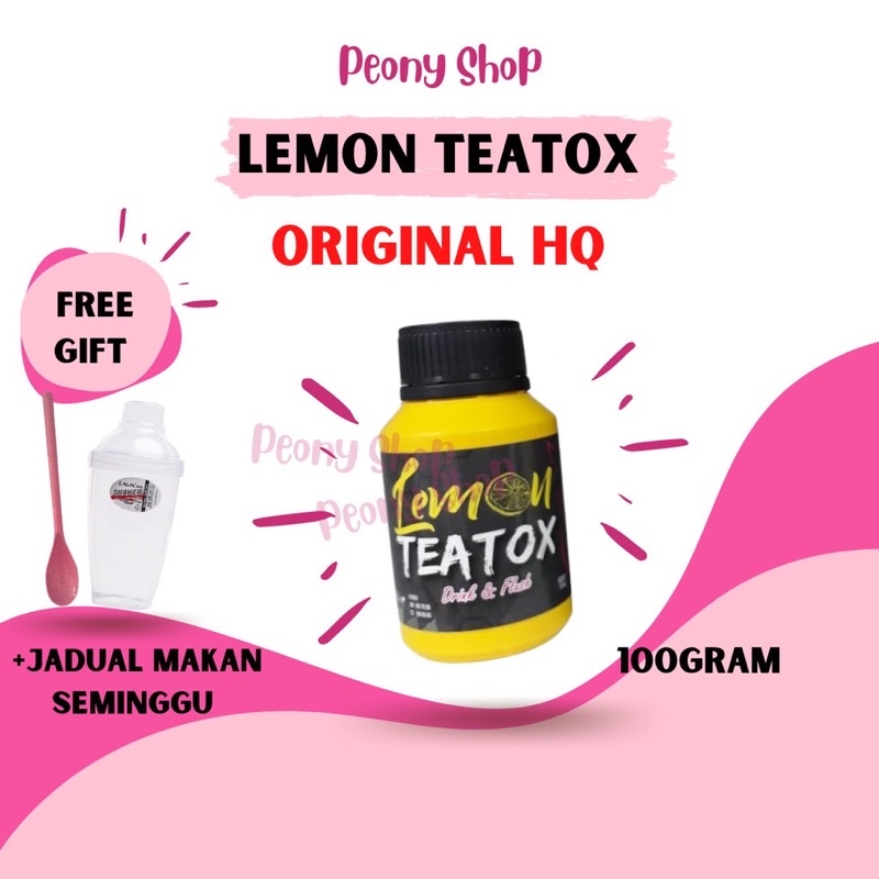 LEMON TEATOX 🍋 💯ORIGINAL FROM MERICH EMPIRE | Shopee Malaysia