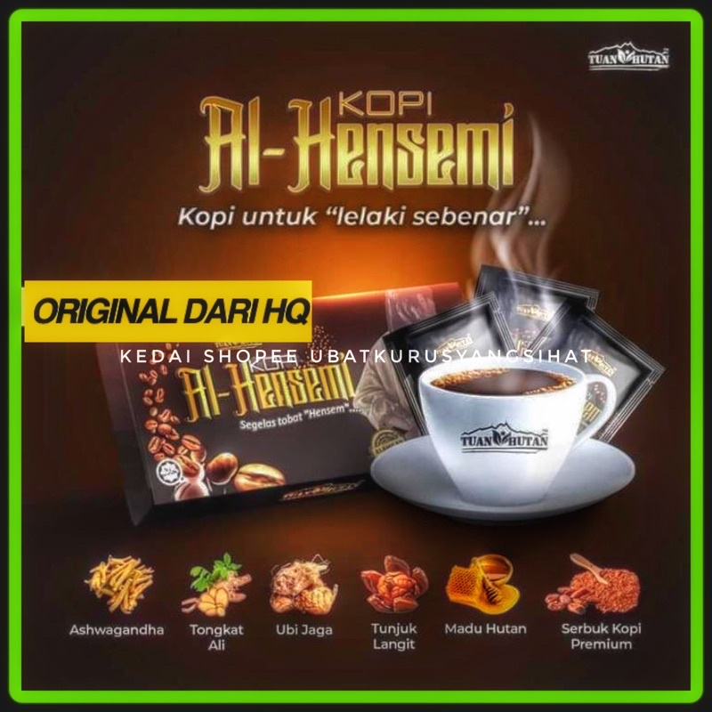 KOPI Al-HENSEMI TUAN HUTAN (Di Jamin Original) | Shopee Malaysia