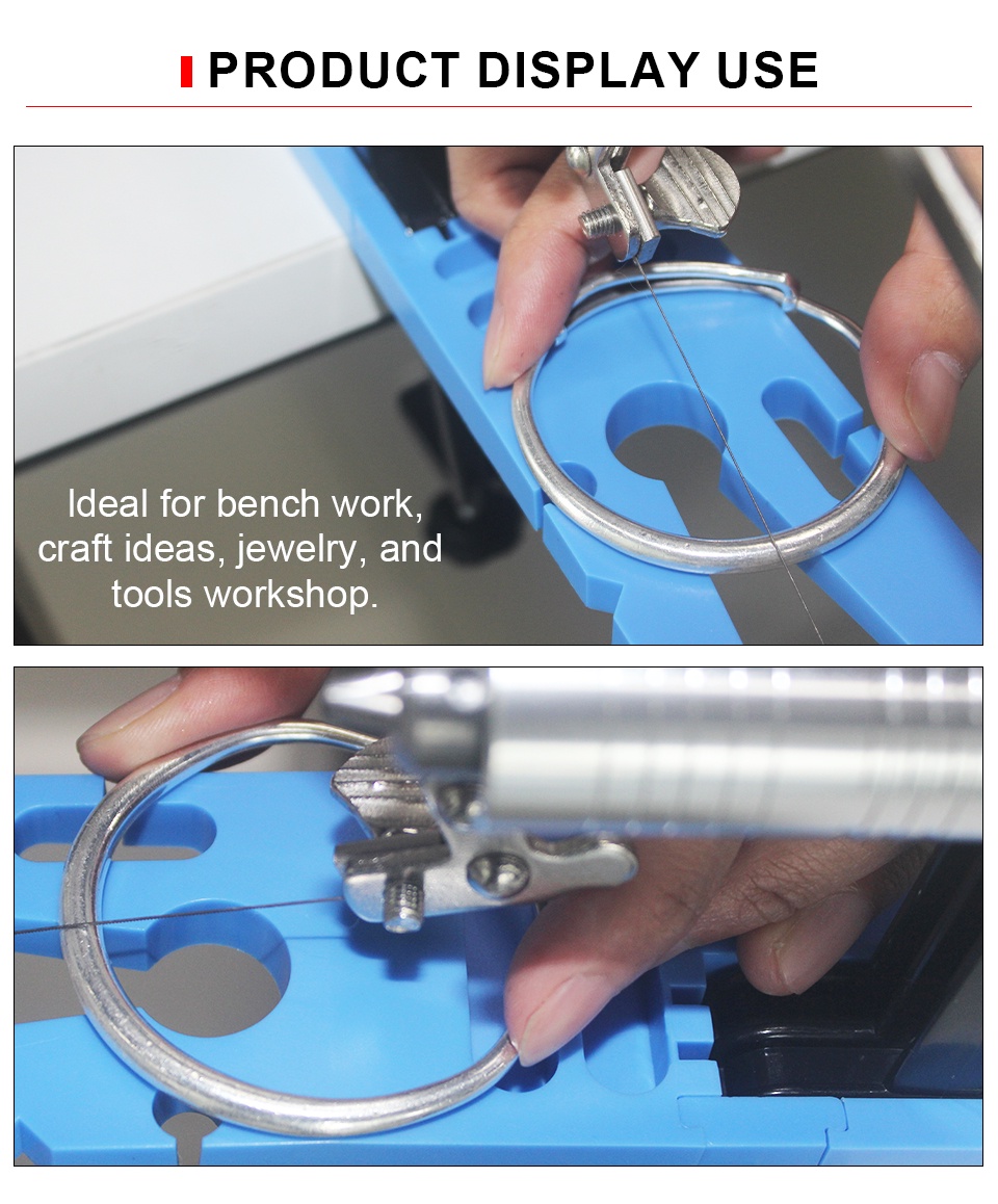 Bench Pin Clamp V-Slot C-Clamp Mount On Table Workbench Jewelers Tool ...