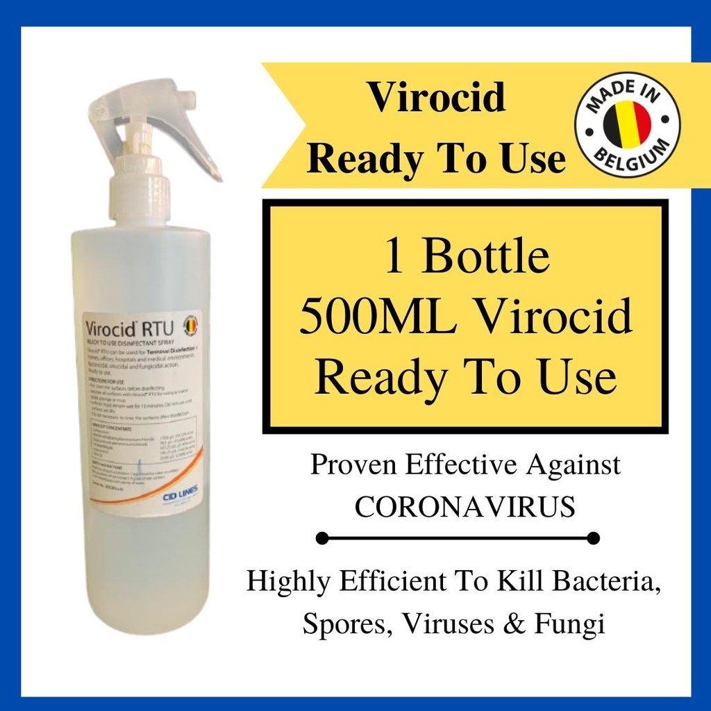 VIROCID Concentrated disinfectant and sanitizer Certified By EPA USA ...