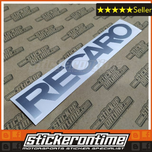 Sticker RECARO Vios Jazz Fit Passo Myvi Axia Mira Boon Civic Almera ...