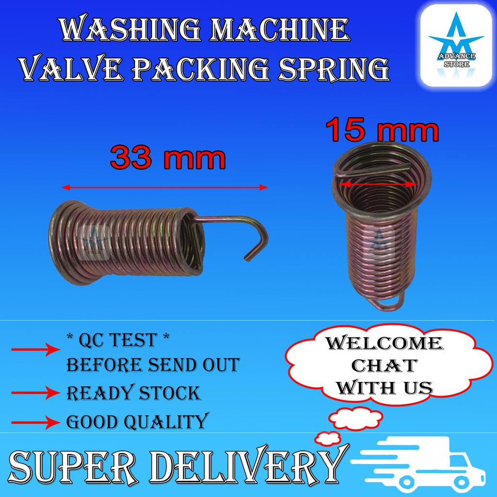 SPRING FOR VALVE PACKING / VALVE BELLOW WASHING MACHINE | Shopee Malaysia