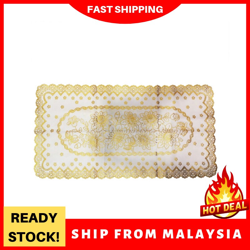 💥READY STOCK💥Alas meja makan | Pelapik meja | Plastic Hollow Tablecloth ...