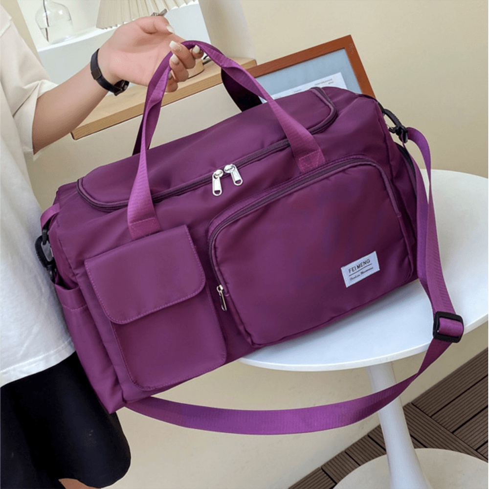 Large Capacity Travel Bag Multi Compartment Women Men Beg Balik Kampung ...