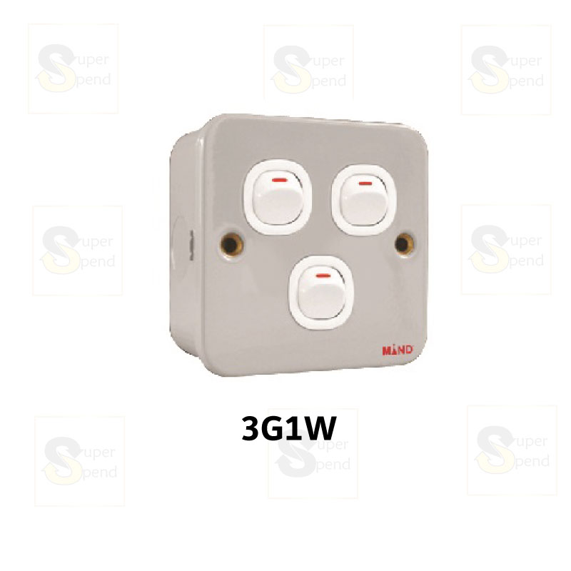 Metal Clad Switches 1G 1W / 1G 2W / 2G 1W / 3G 1W / 4G 1W / 20A / 1G ...