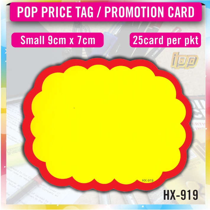 POP Price Tag Promotion Cards / Thumbs Up Pop Price Tags / Jualan Tag ...