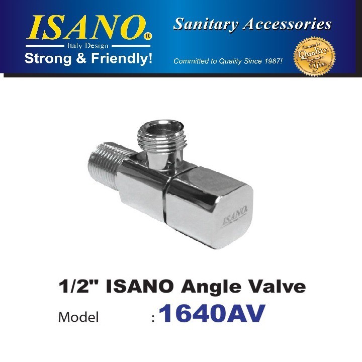 1/2" ISANO ANGLE VALVE - 1130AV / 1140AV / 1330AV / 1340AV / 1610AV ...