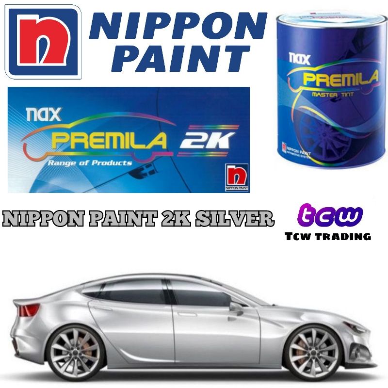 NIPPON PAINT 2K Original Silver 2K CAR PAINT 2k cat colour | Shopee ...