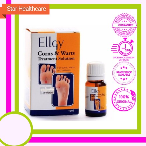 Ellgy Corn & Warts Treatment Solution 10ml [Exp date:12/2026] | Shopee ...