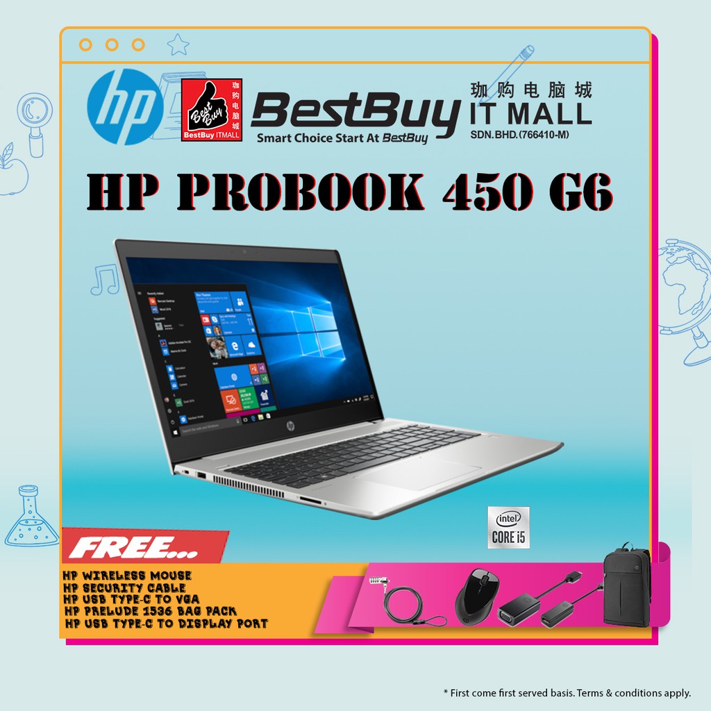 HP Probook G46 (I5-8265U/8 GB/512 GB/15.6'' FHD/W10Pro) | Shopee Malaysia