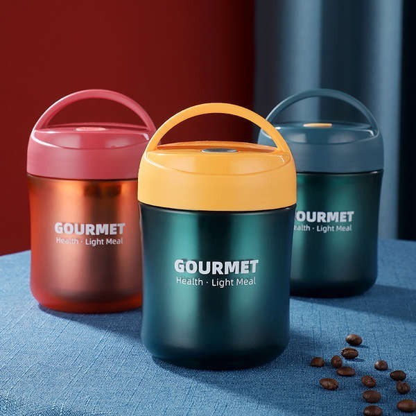 GOURMET Stainless Steel Thermal Insulator Lunch Box Food Storage ...