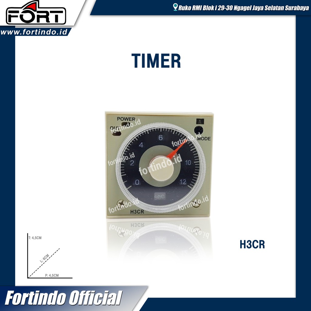 Timer H3CR-A8 24-240VAC DC Pin Plug Mounting Timer Switch not Omron BRAND FORT | Shopee Malaysia