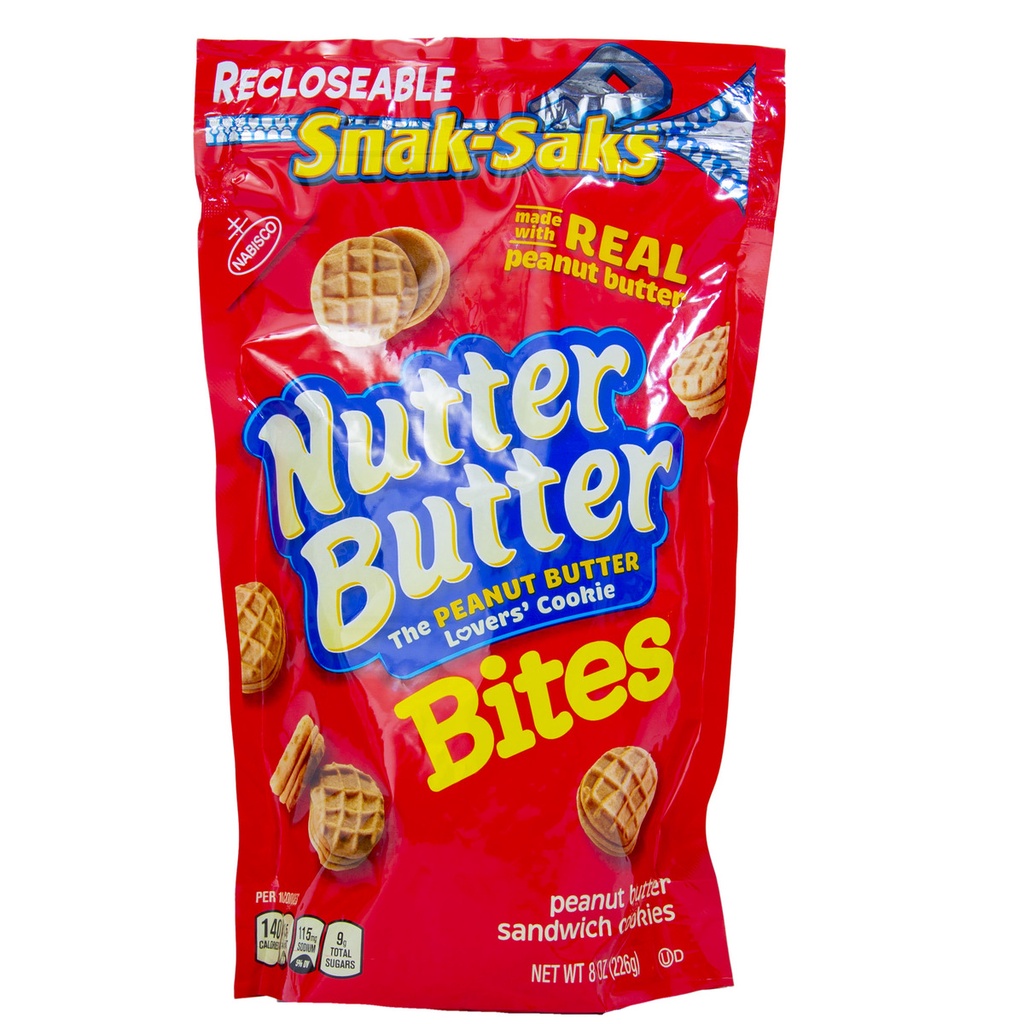Nutter Butter Peanut Butter Bites Sandwich Cookies 8oz (226g) | Shopee ...