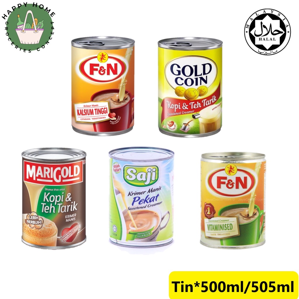 Saji/Marigold/F&N/Gold Coin Susu Pekat Krimer Manis / Condensed Milk ...