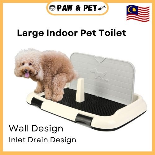 Dog Pee Tray with Wall and Pillar Toilet Pee Pad Large & Small Size ...